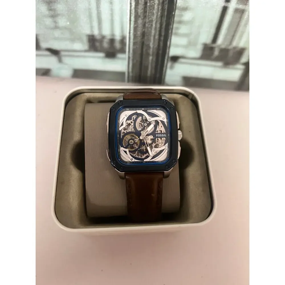Fossil | Accessories | Fossil Bq257 Inscription Automatic Skeleton ...